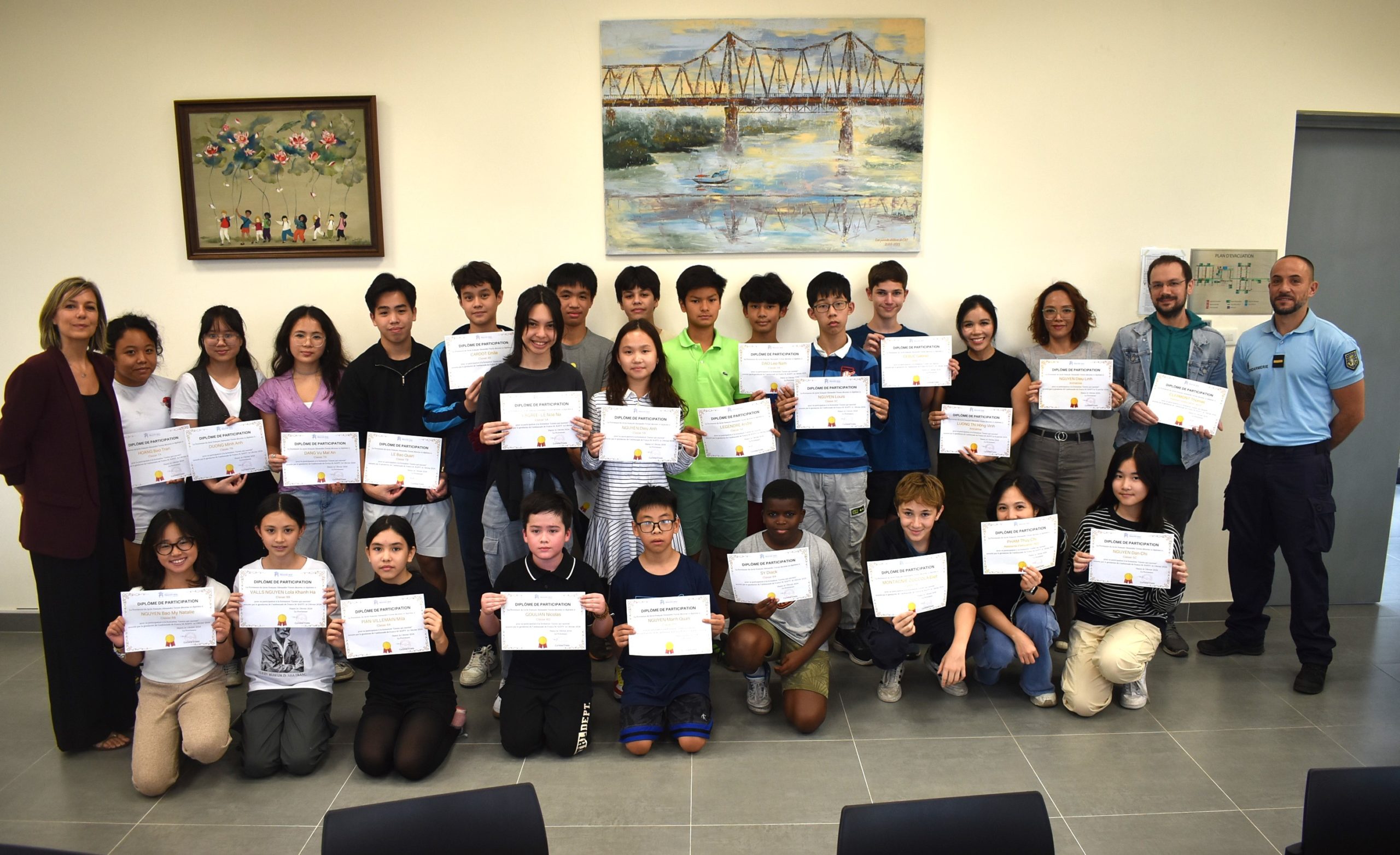 REMISE DES DIPLOMES « GESTES QUI SAUVENT » | Lycée Alexandre Yersin